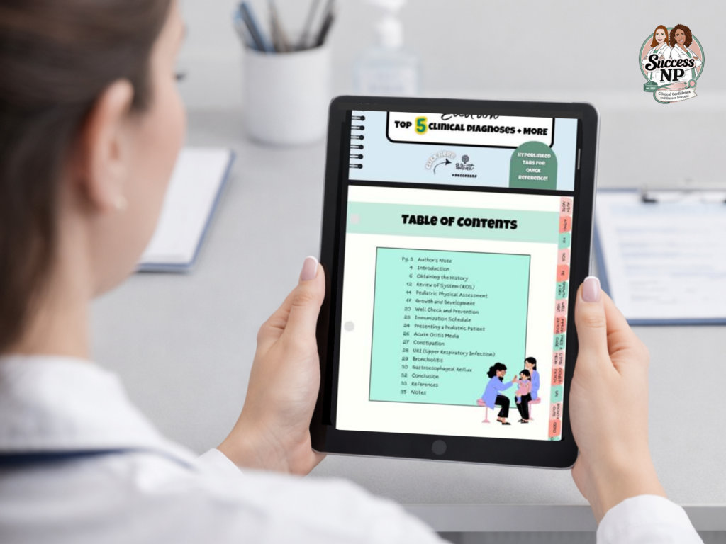 Pediatric Nurse Practitioner Quick Clinical Guide & Study Reference ...