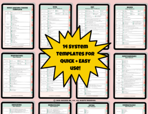Comprehensive NP Templates: HPI, ROS & Physical Exam by Body System ...